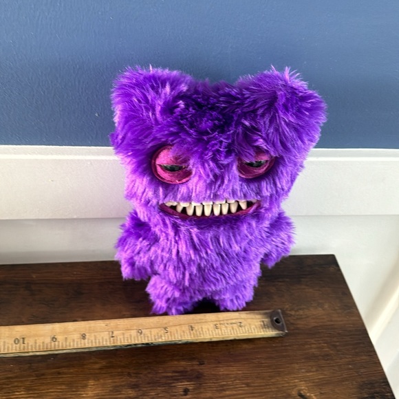 Fuggler | Toys | Purple Mr Buttons Spinmaster Fuggler Plush Real ...